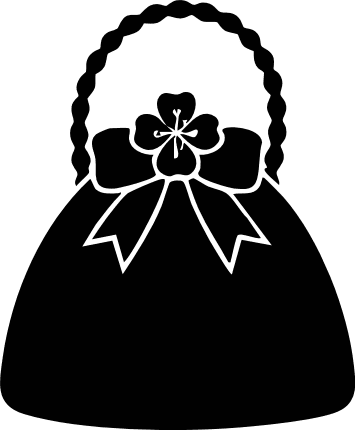 Stylish Bow Purse silhouette Free SVG File – Minimalist Handbag Clipart ...