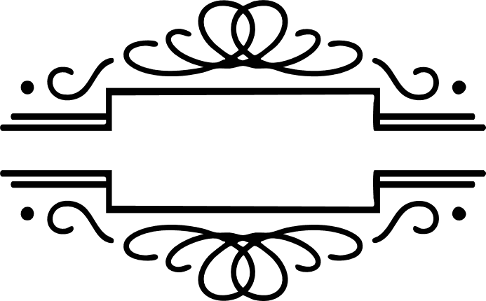 Elegant Swirl Monogram Frame Free SVG File for Members – Vintage Frame ...